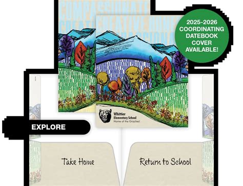 Personalized Folders School Datebooks