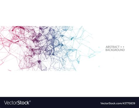 Abstract Polygonal Science Background Royalty Free Vector