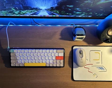 Sorta Retro Mac Mini Setup Feat Air60 V2 Wisteria And Dawn Keycaps