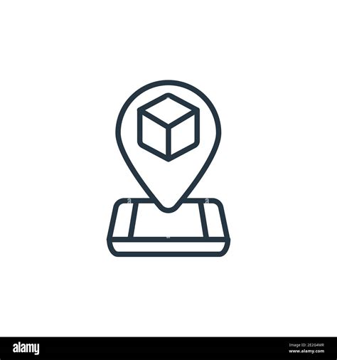 Tracking Outline Vector Icon Thin Line Black Tracking Icon Flat Vector Simple Element