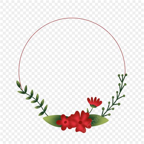 Circle Frame Png Red Infoupdate Org