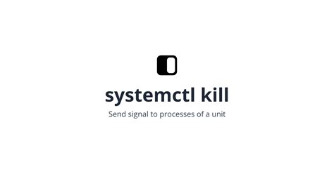Systemctl Kill Fig