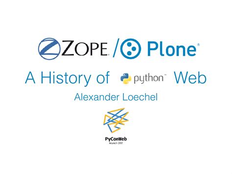 Plone A History Of Python Web Ppt