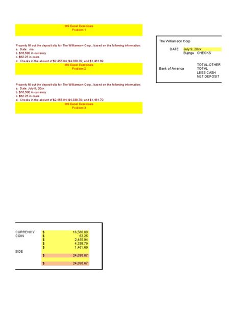 problem 1 10 pdf cheque deposit account