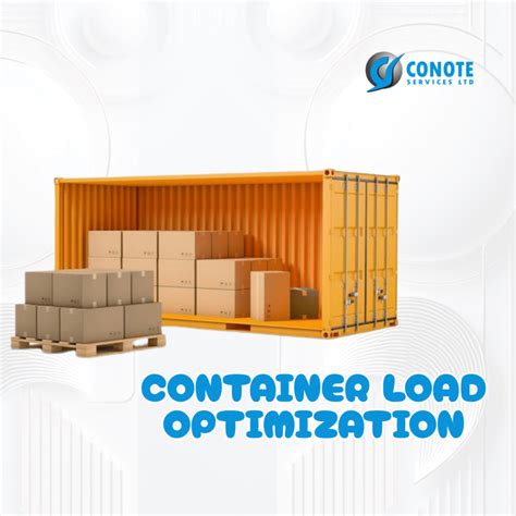 Container Load Optimization Getting The Most Out Of Your Shipping Game By Conoteservices