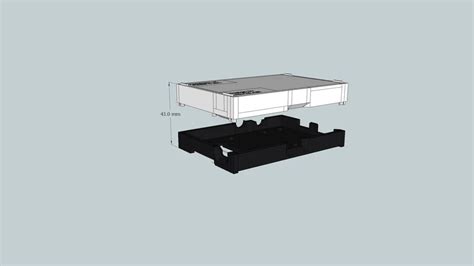 Rasppi Model B Box Designed By 3d Warehouse