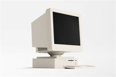 Crt Computer Monitor Mockup Product Mockups Ft Monitor Mockup And Crt