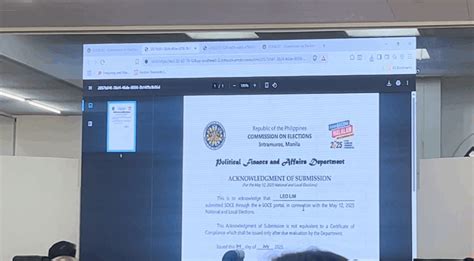 Comelec Launches Online Submission Platform For Soce