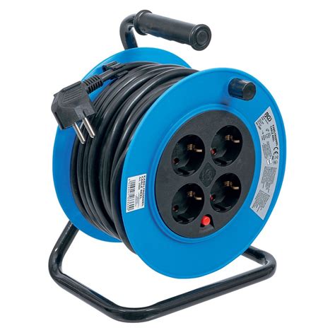 Prolunga Elettrica Con Avvolgitore 50 Mt Art Bgs3362 Biba Ricambi