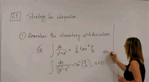 Math 2b Lec 14 Calculus Strategy For Integration Uc Irvine Uci Open