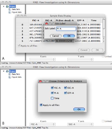 A Screenshot Of Find Opening An Fcs File A The Sample Data
