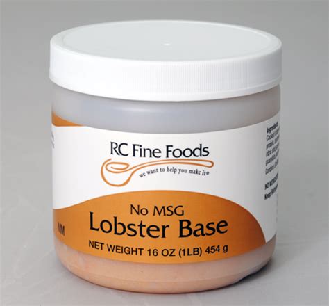 Gluten Free No Added Msg Lobster Base Rc Fine Foods