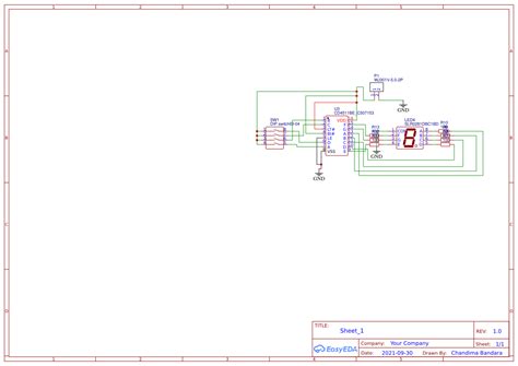 7segment PCB OSHWLab