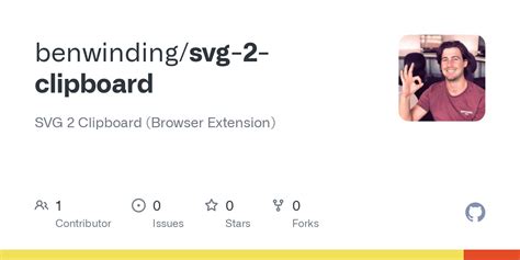 GitHub Benwinding Svg Clipboard SVG Clipboard Browser Extension