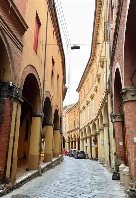 Bologna Architecture Of The Red City Lions In The Piazza