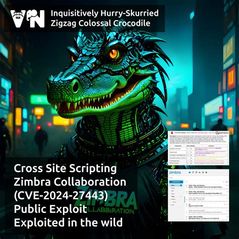 About Cross Site Scripting Zimbra Collaboration Cve 2024 27443