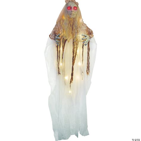 70 Inch Illuminated Ghost Bride Dapper Cadaver Props