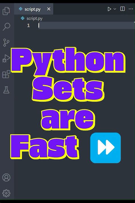 ⚡ Speed Up Code With Sets Python Coding Programming Codingtips