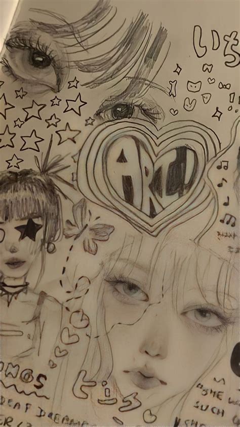 Pin By Caty00n On Phone Drawings Edgy Wallpaper Wallpaper Doodle