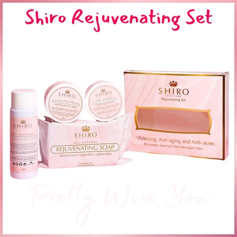 Shiro Rejuvenating Set Facial Set Shiro Skincare Face Rejuv Shopee Philippines