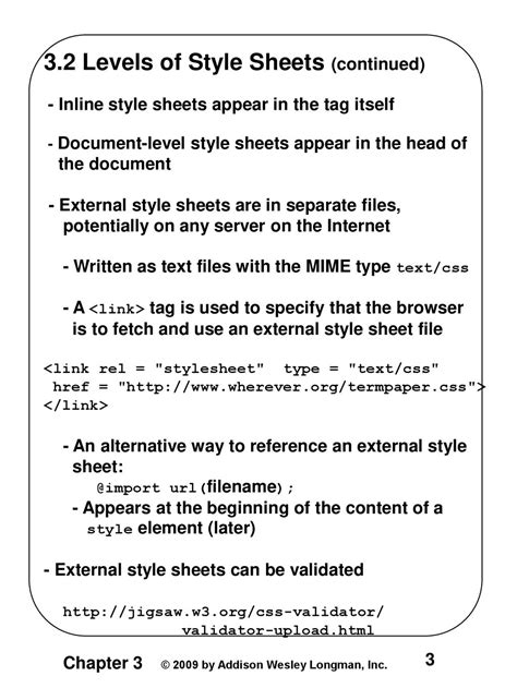 31 Introduction The Css1 Specification Was Developed In Ppt Download