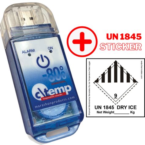 Sensolabo Dry Ice Extreme Cold Temperature Data Logger