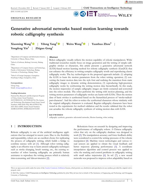 pdf generative adversarial networks based motion learning towards