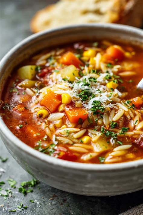 Best Vegetable Orzo Soup Recipe Healthy Comfort Food