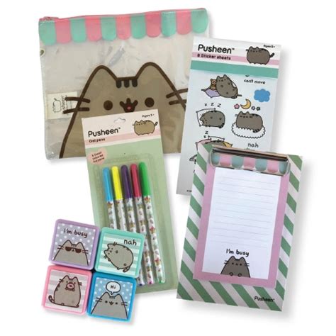 The Store Pusheen Stationery Set Pack The Store