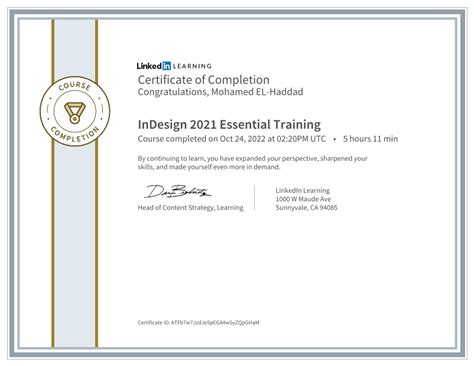 Mohamed El Haddad On Linkedin Certificate Of Completion