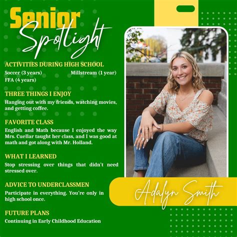 Cory Rawson 2025 Senior Spotlight Adalyn Louise Smith Facebook