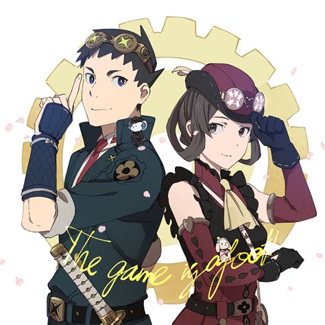 Ryunosuke Naruhodo And Susato Mikotoba Ace Attorney And More Drawn