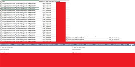 Csv Import Issue I Can Manually Add Wms Item Group But It Is Failing