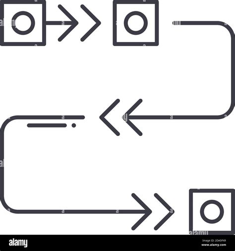 Agile Methodology Icon Linear Isolated Illustration Thin Line Vector Web Design Sign Outline