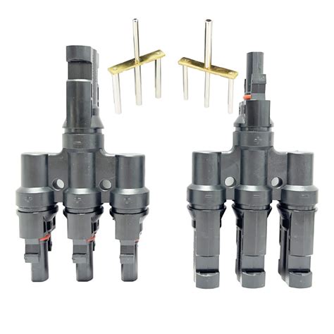 China Mc4 Branch Connector Manufacturers Suppliers Factory Mc4 Branch Connector In Stock