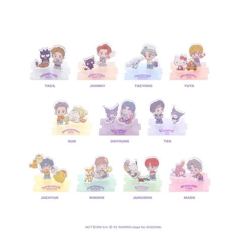 Nct X Sanrio Collaboration Acrylic Stand Set Jaehyun Smtrue