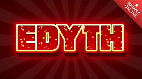 Edyth Text Style Effects Generator