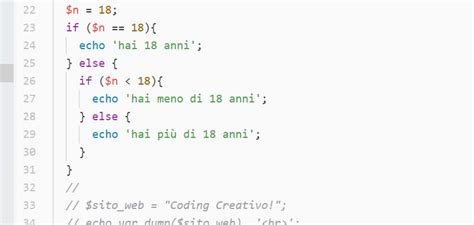 If Else Annidati In Php Strutture Condizionali Annidate