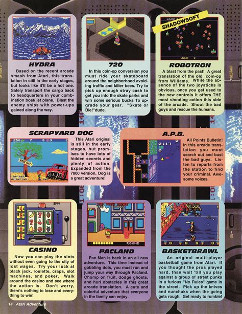 atari lynx catalog atari 1991 english