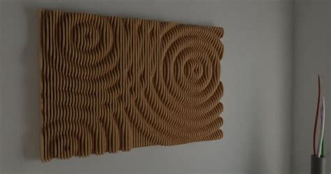 3d Parametric Water Drop Ripple Wall Design Art Digital Cnc Dxf Dwg Svg Etsy