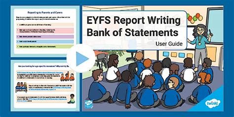 Eyfs Report Writing Resources Guidance Powerpoint Twinkl