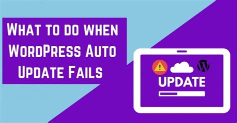What To Do When Wordpress Auto Update Fails Wpeka
