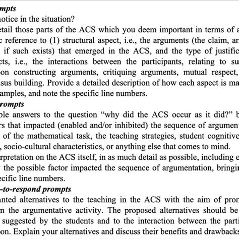 The Acs Report Format For Smts To Complete Download Scientific Diagram