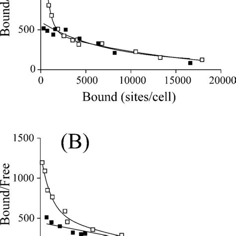 3 H Tiotidine Binding Assay In U 937 Cells A Scatchard Plot Of