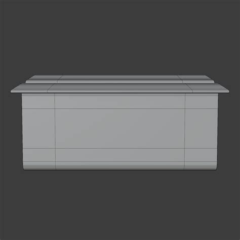 Extruded Table D Model CGTrader