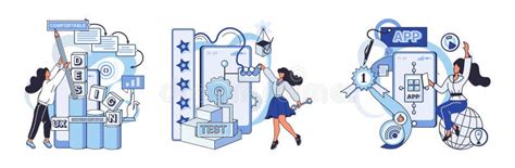 Application Testing Metaphor Vector App Test Challenge Course For Testing Apps Limits