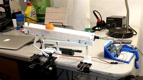 Arduino Pid Ball And Beam First Working Draft Youtube
