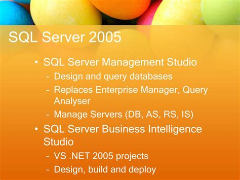 Ppt Data Warehousing In Sql Server 20052008 Business Intelligence