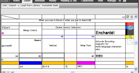 Revit Add Ons AutoTableDXF Link Excel To Revit