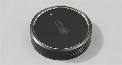 Smart Temperature Sensor D Model TurboSquid